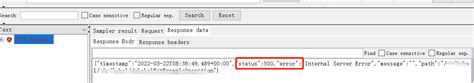 Jmeter 中 Content Type为multipartform Data的接口的测试，报错“status500error