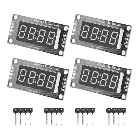 Módulo De Pantalla Led Digital 4 Juegos De 4 Dígitos Y 7 Segmentos