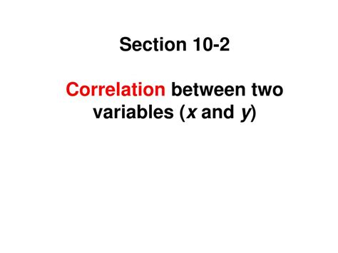 Ppt Chapter 10 Correlation And Regression Powerpoint Presentation