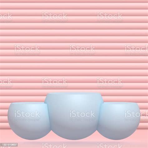 핑크와 블루 포디움과 최소한의 추상적 배경 3d 렌더링 기하학적 모양 현대 웹 사이트에서 상을위한 무대 빈 제품 스탠드 0명에 대한 스톡 사진 및 기타 이미지 Istock