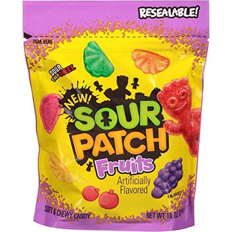 Sour Patch Fruits Soft And Chewy Candies 10 Oz