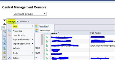 SAP BO Administration Managing Users