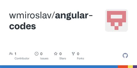 Github Wmiroslav Angular Codes