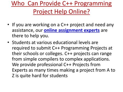 Ppt C Assignment Help C Programming Assignment Helpers Online Powerpoint Presentation Id