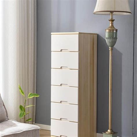 50cm Deep Solid Wood Multi Layer Drawer Storage Cabinet Extended Small