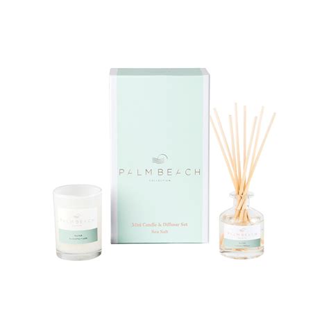 Palm Beach Collection Sea Salt Mini Candle Diffuser Gift Pack Reviews Beautyheaven