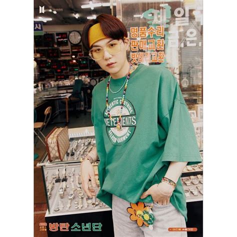 Bts Suga Yoongi Season Greeting Yellow Glasses Kacamata Suga Suga
