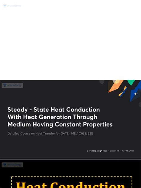 Steady State Heat Conduction Pdf