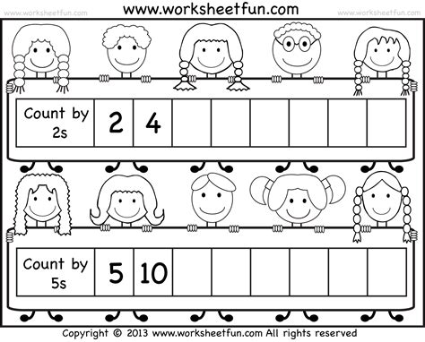 Worksheets On Skip Counting By 2 5 And 10