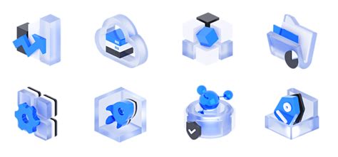 3d立体磨砂图标