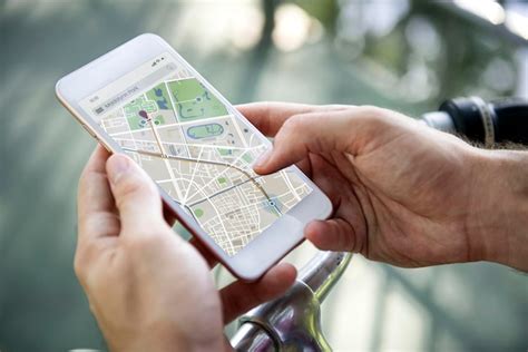 Premium Psd Man Using Gps On His Phone