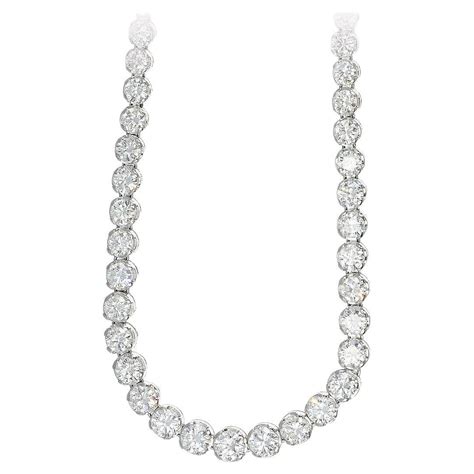 Cartier Platinum Diamond Necklace 6000ct Dvvs For Sale At 1stdibs