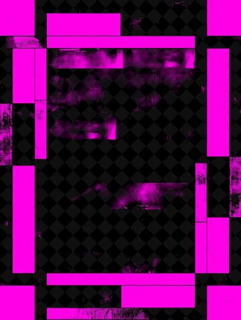 창의적인 Png 추상 디자인을 특징으로하는 우아하고 현대적인 질감으로 타일 프레임 경계 프리미엄 Ai 생성 Psd