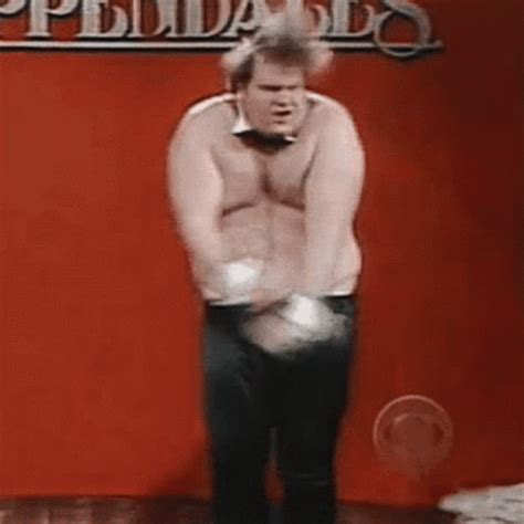 Strip Tease Chris Farley Dancing  500×500