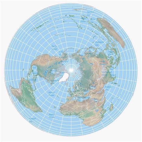 Orthographic Map Projection