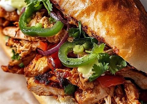 Chicken Torta Sandwich Wiserecipes