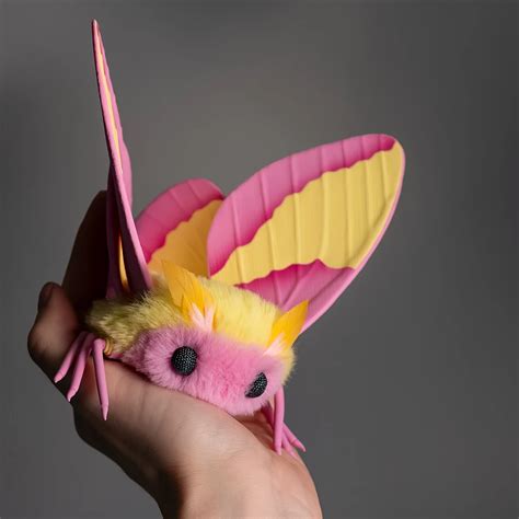 Moth Dolls Unique Handcrafted Ts Cute Plush Insect Figurines