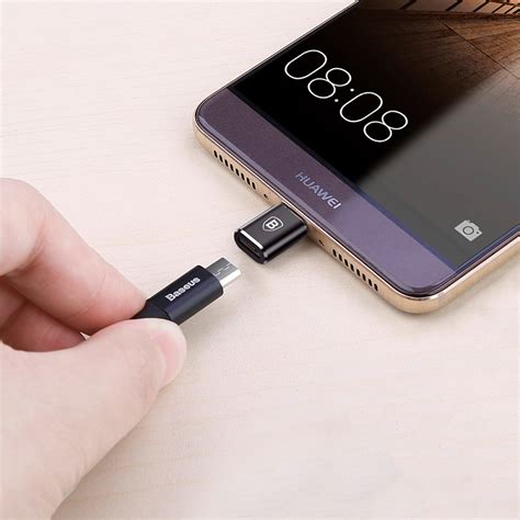 Baseus USB Type C To Female Micro USB OTG Adapter