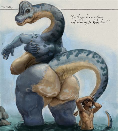 Rule 34 Absurd Res Anthro Ass Bathing Big Butt Brachiosaurid Brachiosaurus Breana Upai