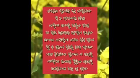 꽃잎 편지 백남숙 Youtube