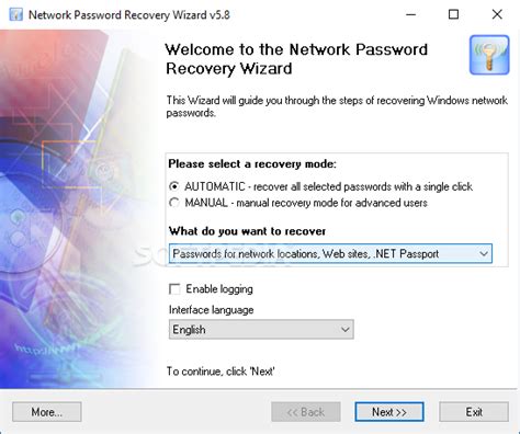 Network Password Recovery Wizard Download Softpedia