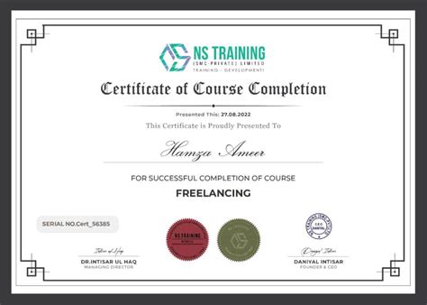 Hamza Ameer It Expert On Linkedin 🎉 Proud To Announce That I Have Successfully Completed The