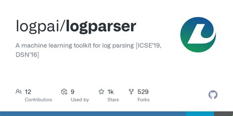 Github Logpailogparser A Toolkit For Automated Log Parsing Icse19