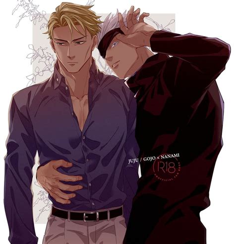 Gojou Satoru And Nanami Kento Jujutsu Kaisen Drawn By Kijinkutsu Danbooru