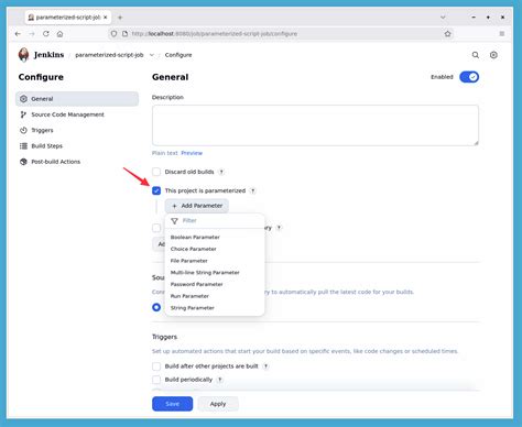 Jenkins 参数化构建与脚本使用指南 Labex