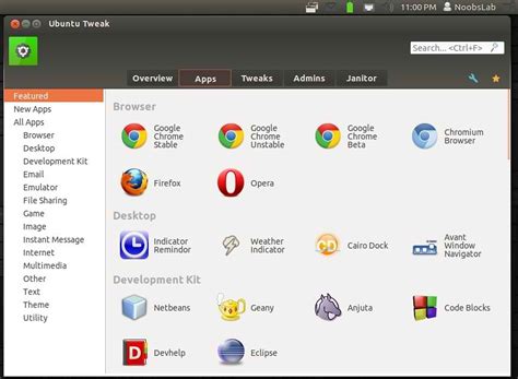 Install Ubuntu Tweak In Ubuntu Linux Mint New