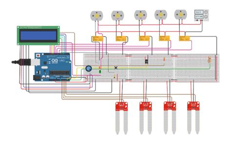 Circuit Design Copy Of Sistema De Riego Automático Tinkercad
