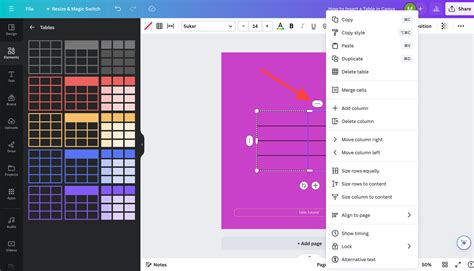How To Insert A Table In Canva A Step By Step Tutorial