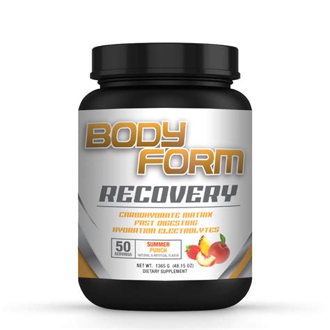 Bodyform Recovery And Hydration Better Body Sports