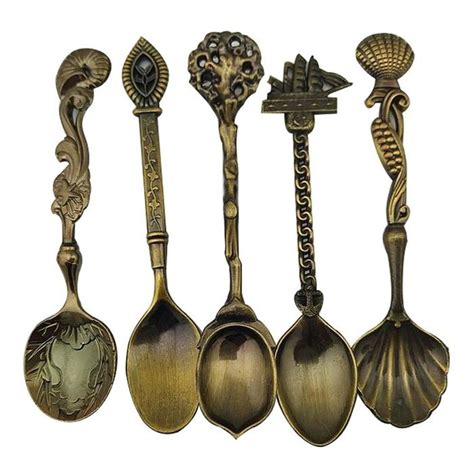 Retro Creative Coffee Scoops Stirring Spoon Sugar Spoon Tea Spoon With