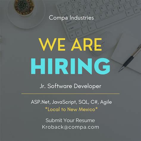 Looking For A Jr Software Developer Ideally In The Albuquerque Santa