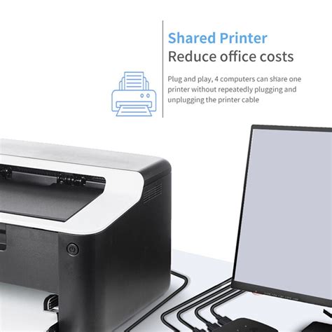 Kvm Switch Usb Switch Shared Controller Adapter 4 Inputs 4 Outputs For Laptop Co Ebay