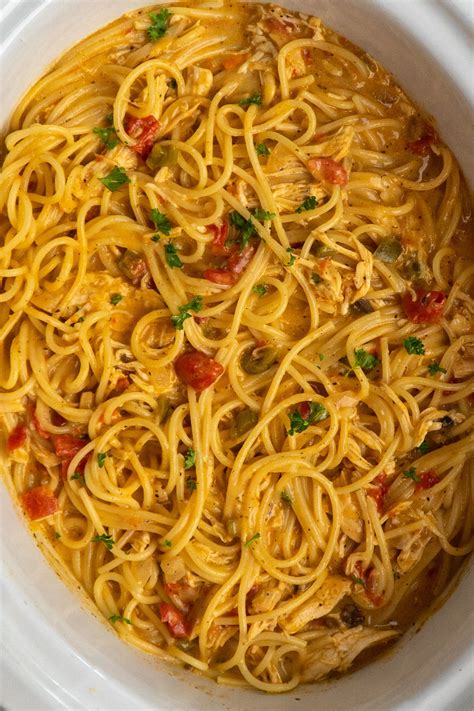 Crock Pot Chicken Spaghetti Recipe