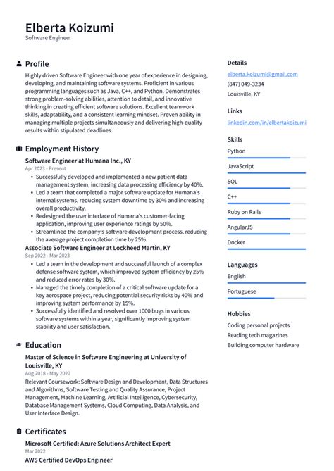 IBM Software Engineer Resume Examples ResumeCat