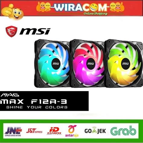 Jual Msi Mag Max F12a 3 Argb Fan Controller Hub Gaming Fan Shopee Indonesia
