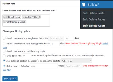 How To Bulk Delete WordPress Users With Specific Roles