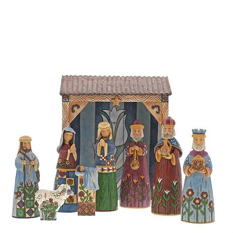 Jim Shore Folklore Nativity Set Christmas Figurine 6001441 2008073247