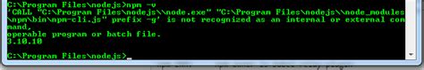 Nodejs Node Js Npm Not Working Properly Stack Overflow