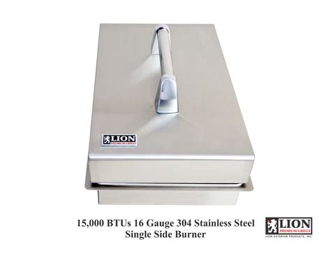 Lion Single Side Burner Outdoor Florida Kitchens