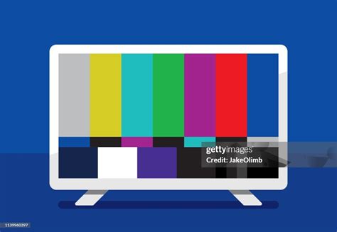Hdtv Color Bars Icon Flat High Res Vector Graphic Getty Images