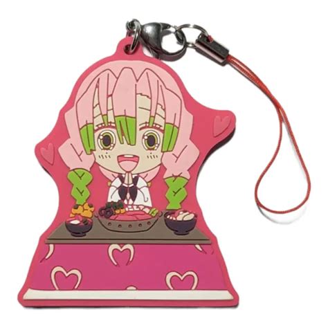 Demon Slayer Kimetsu No Yaiba X Lawson Mitsuri Kanroji Rubber Keychain