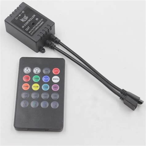 IR Remote Controller DC V Ports Control IR Keys Keys Mini Wireless Dimmer Control For