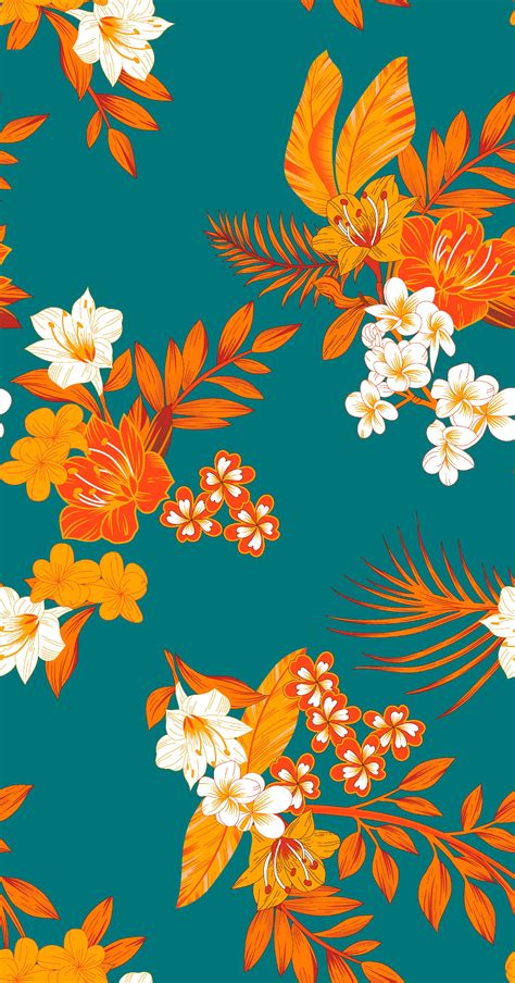 Allover Flower Work Leaf Pattern Stock Stock Illustration 2494163631