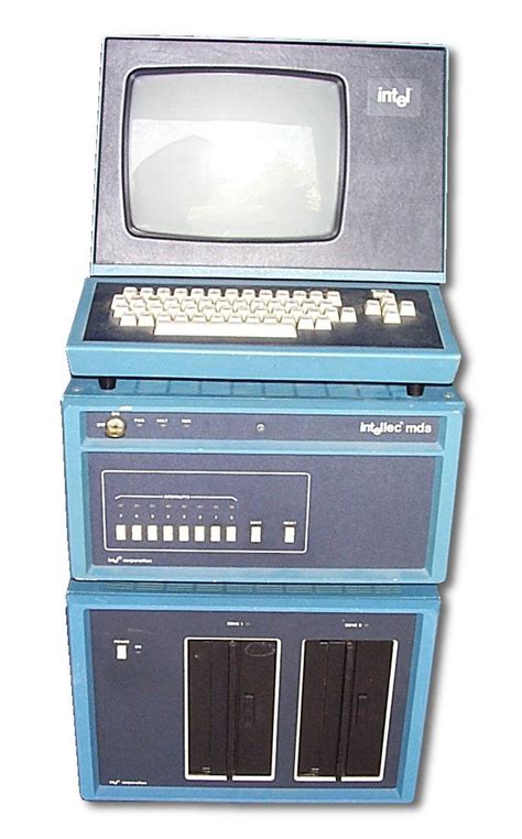 Digibarn Mystery Systems Intel Intellec Mds 80 Blue Box Dual Disk