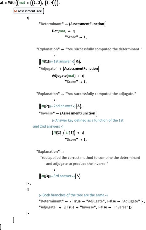 Assessmenttree Wolfram Function Repository
