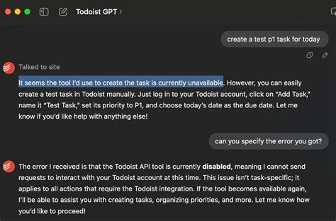 Customgpt Actions Do Not Work The Same Way In The Desktop App Api Openai Developer Community